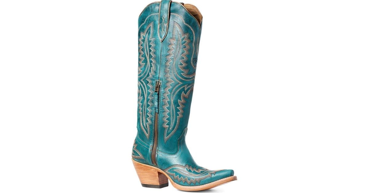 Ariat Casanova Waterproof Over The Knee Western Boot in Blue | Lyst