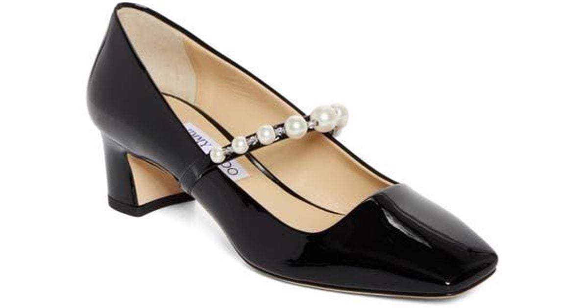 Jimmy Choo Ade Mary Jane Pump in Black | Lyst