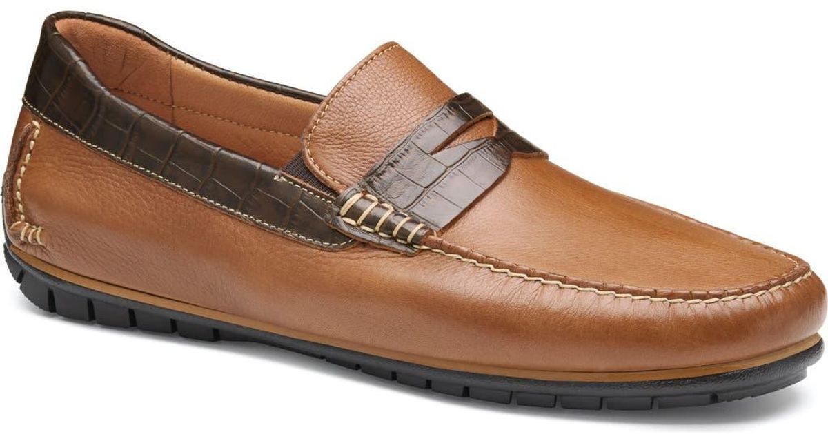 Johnston & Murphy Cort 2.0 Bit Loafer in Brown for Men | Lyst