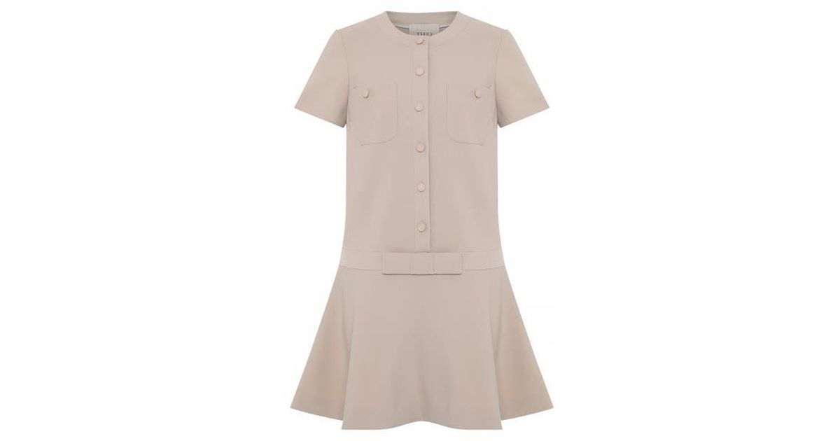 Theo the Label Daphne Fluted Mod Dress | Lyst