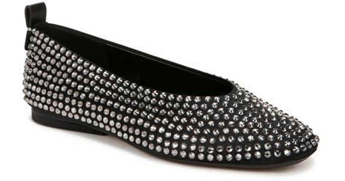27 EDIT Naturalizer Carla Sparkle Embellished Flat in Black | Lyst