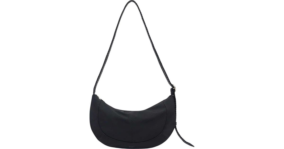 orYANY Braid Faux Leather Crossbody Bag in Black | Lyst