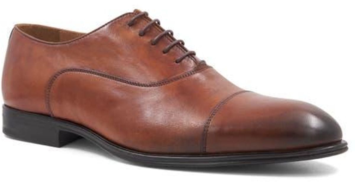 Bruno Magli Adriano Cap Toe Oxford in Brown for Men | Lyst