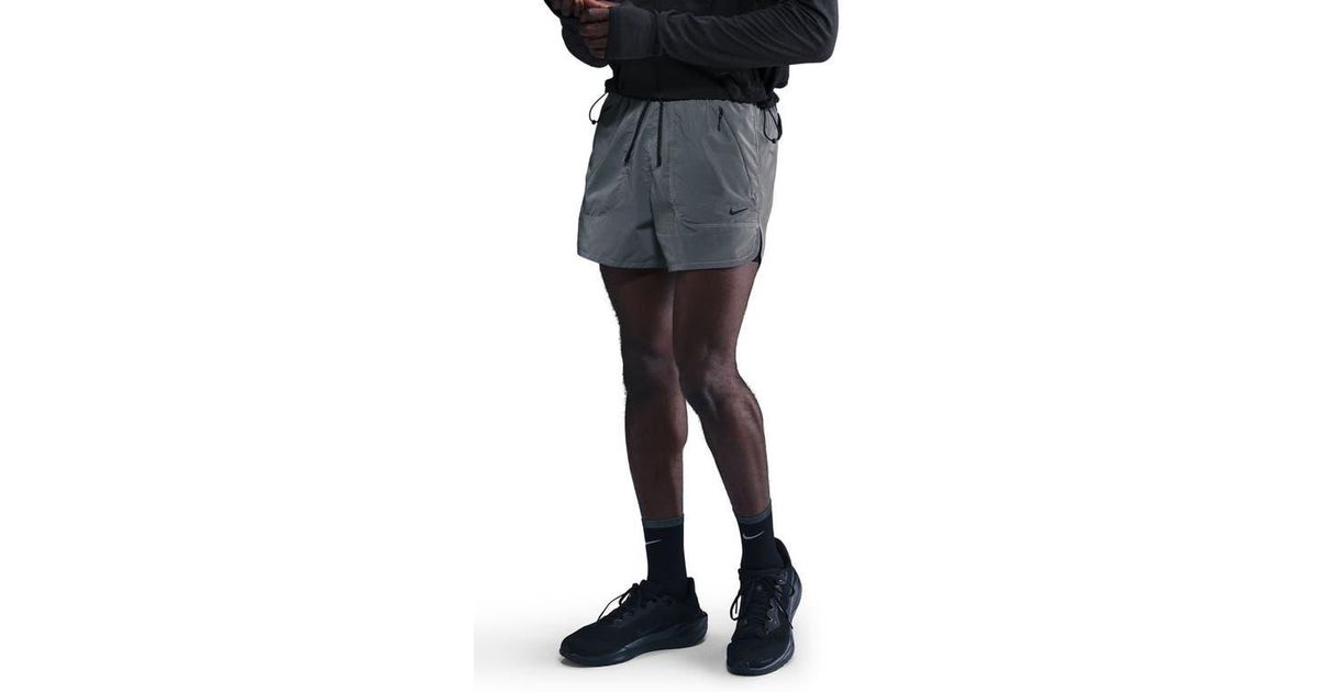 Nike Dri-Fit 2-In-1 Reflective Running Shorts in Black for Men | Lyst