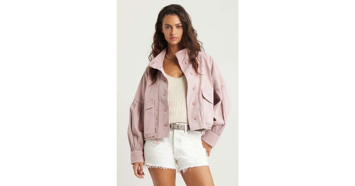 Treasure & Bond Blouson Twill Utility Jacket | Lyst