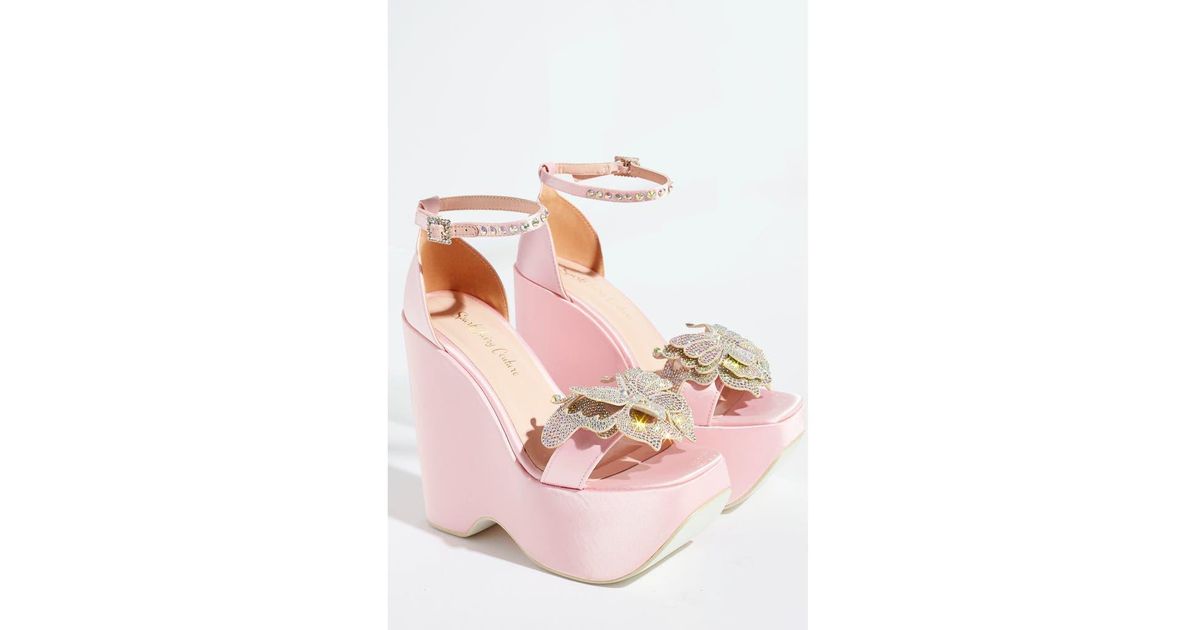 SPARKL Gabriella Platform in Pink | Lyst