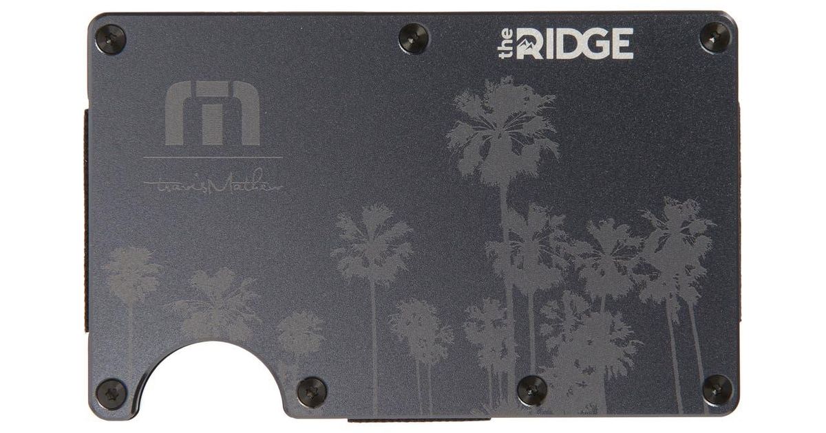 THE RIDGE Ridge Travis Mathew Wallet in Gray for Men | Lyst