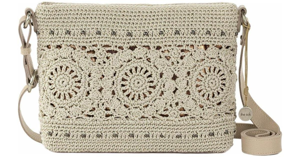 The Sak Melrose Crossbody Leather Bag in Metallic | Lyst