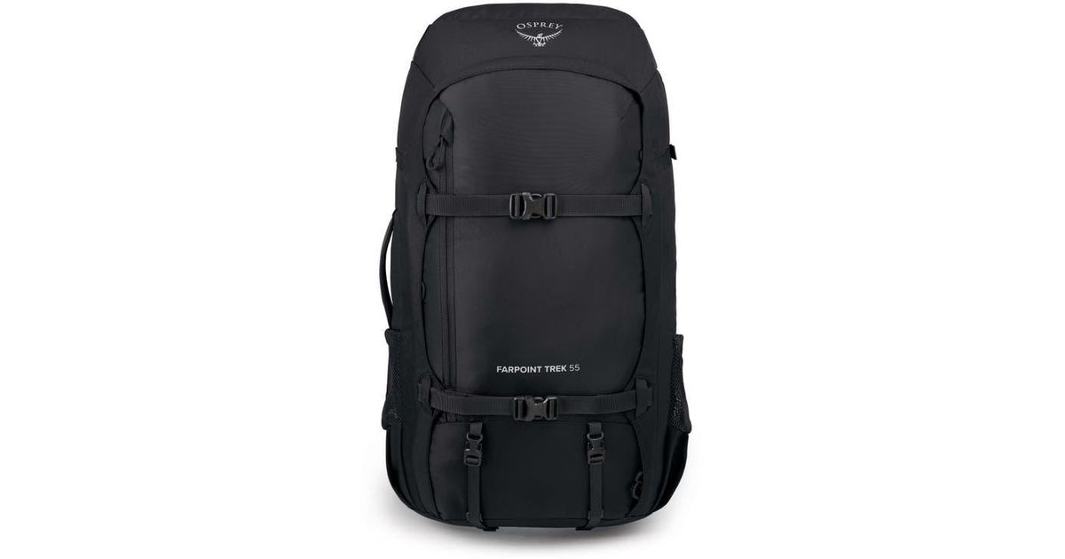 Osprey Farpoint Trek 55-Liter Backpack Luggage in Black | Lyst