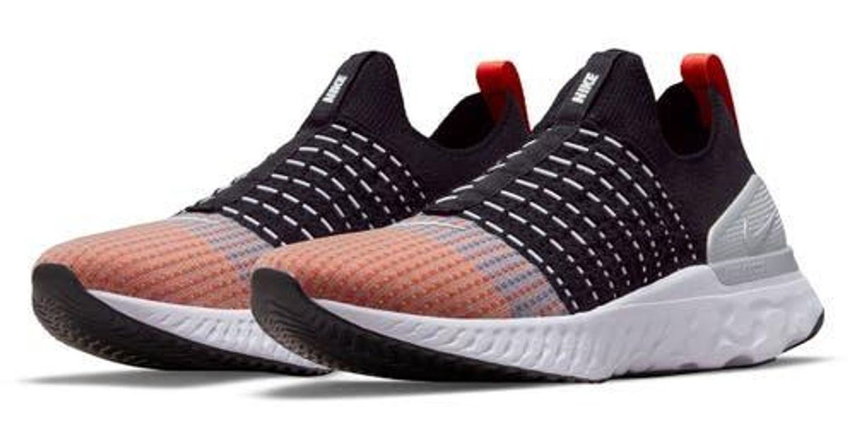 Nike Gender Inclusive React Phantom Run Flyknit 2 Running Shoe in Black ...
