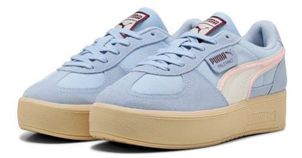 PUMA Palermo Elevata Platform Sneaker in Blue | Lyst