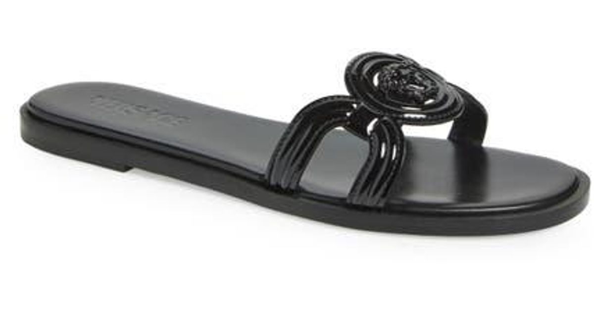 Versace Medusa '95 Slide Sandal in White | Lyst
