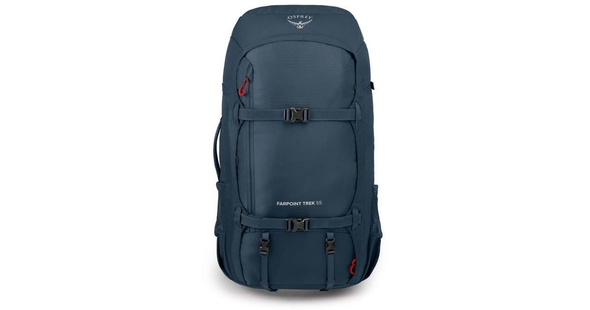 Osprey Farpoint Trek 55-Liter Backpack Luggage in Blue | Lyst