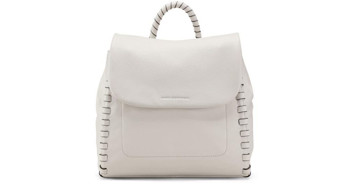 Aimee Kestenberg Zen Leather Backpack in White | Lyst
