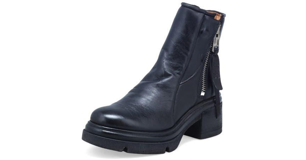 A.s.98 Ethan Platform Bootie in Blue | Lyst