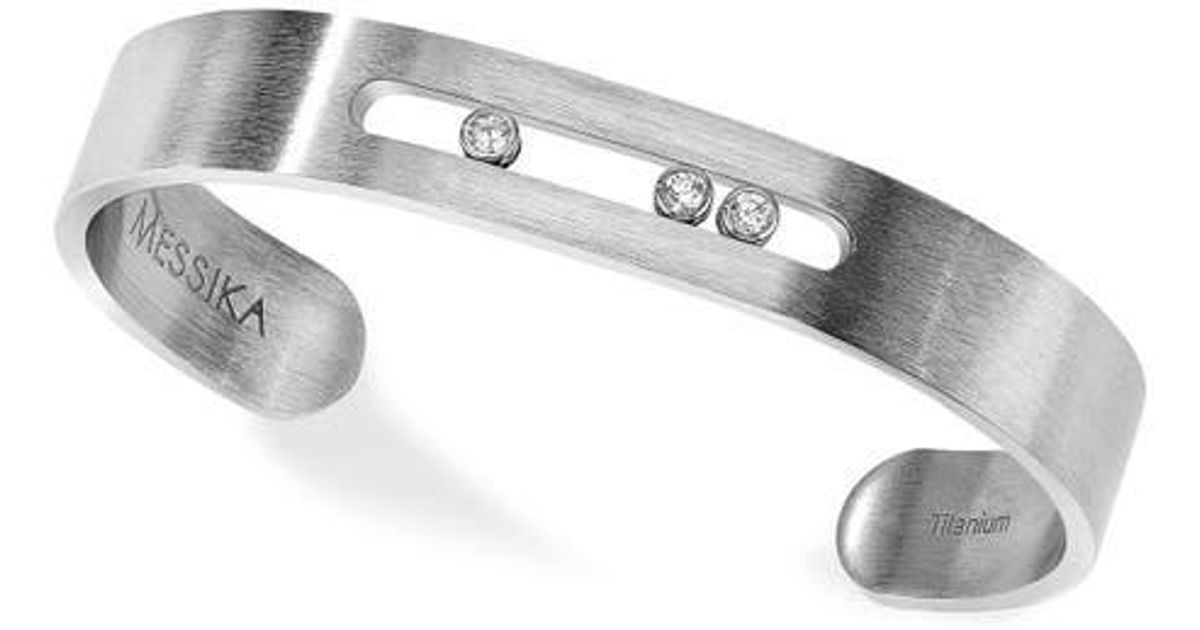 Messika Titanium Move Diamond Cuff for Men | Lyst