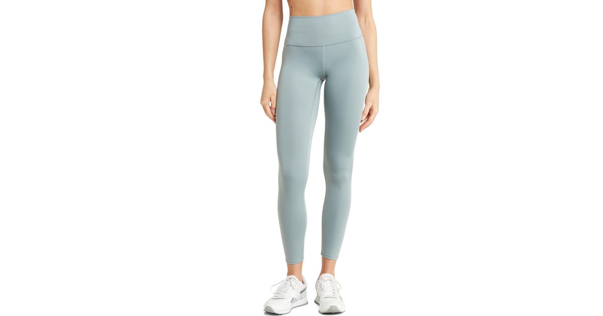 Alo Yoga Airlift High Waist Leggings In Blue Lyst