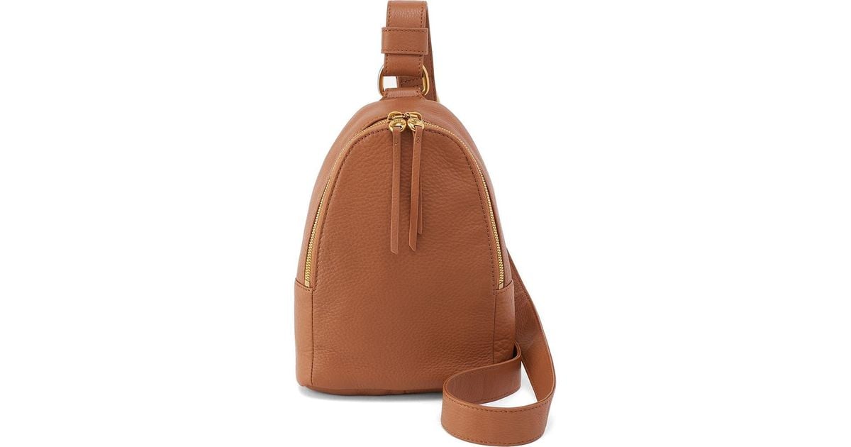Hobo International Fern Leather Sling Bag in Brown | Lyst