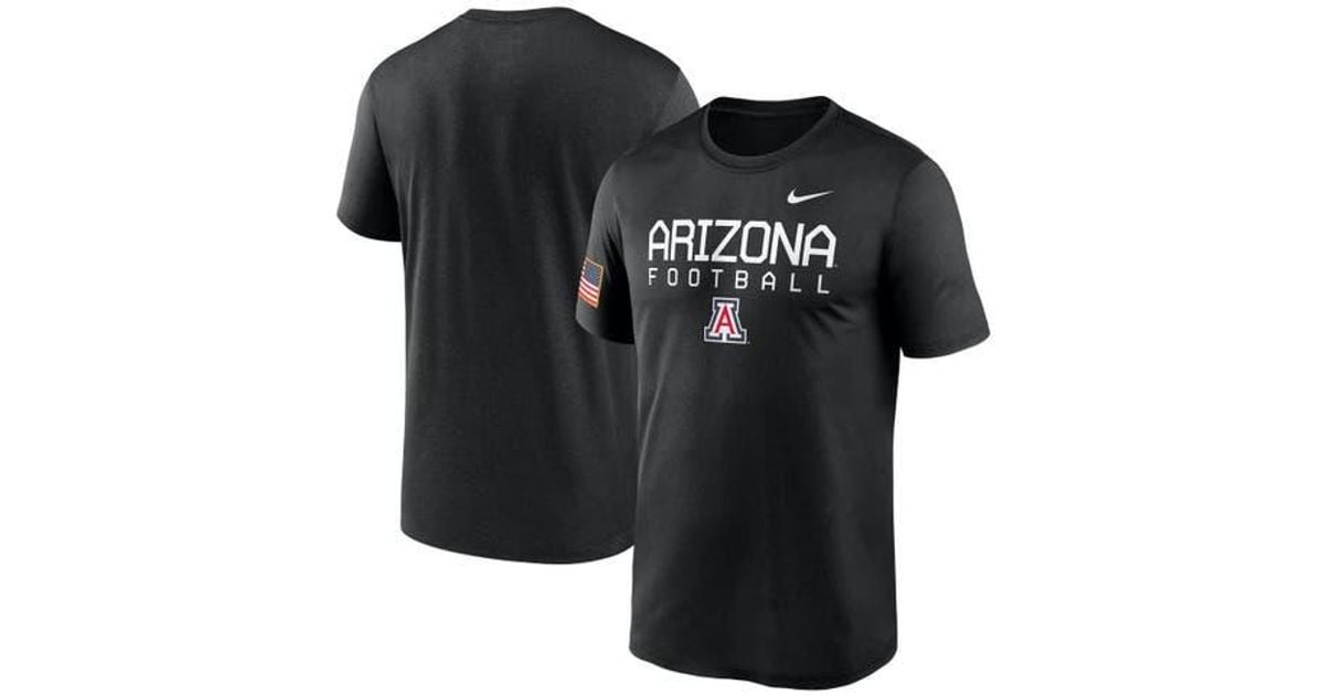 Nike Arizona Wildcats 2024 Military Appreciation Legend Performance T-Shirt in Black for Men | Lyst