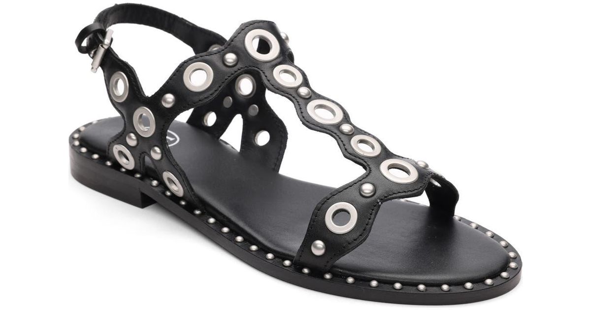 Ash Pop Slingback Sandal in Black | Lyst