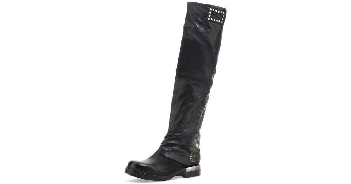 A.s.98 Ardie Over The Knee Boot in Black | Lyst