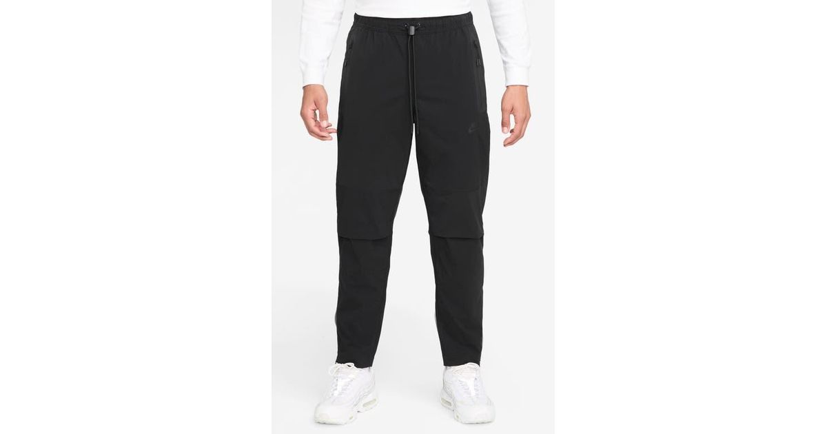 Nike Dri-Fit Tech Woven Pants in Black for Men | Lyst