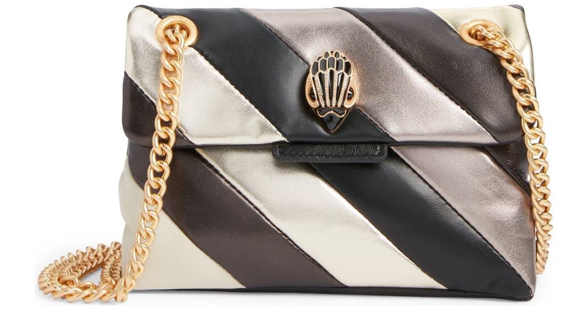 Kurt Geiger Mini Soho Quilted Leather Shoulder Bag in Metallic | Lyst