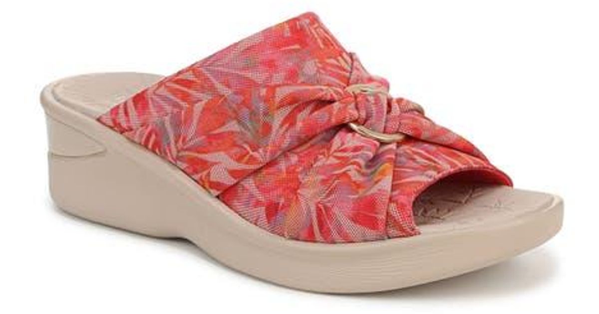 LifeStride Serenade Slide Sandal in Red | Lyst