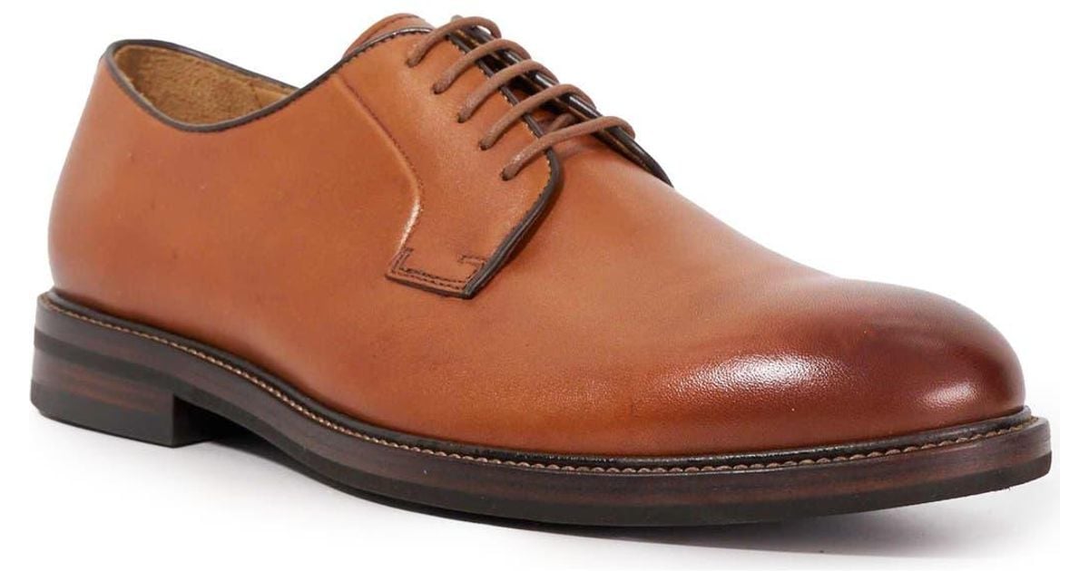 Dune Siril Plain Toe Derby in Brown for Men | Lyst