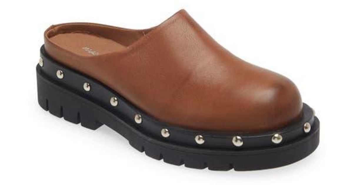Kaanas Meg Lug Sole Mule in Brown | Lyst