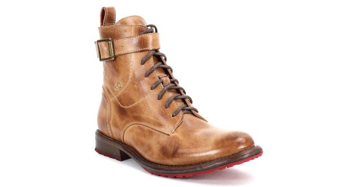Bed Stu Endure Combat Boot in Brown | Lyst