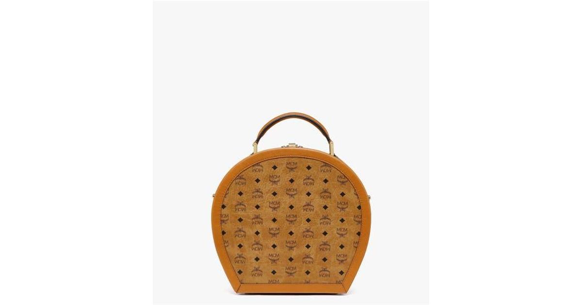 MCM Hat Box in Metallic | Lyst