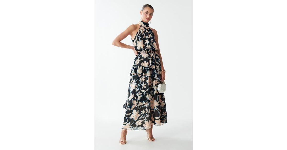 Savel Olia Midi Dress in White | Lyst
