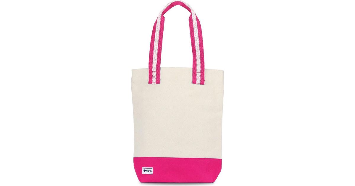 Ame & Lulu Hamptons Wine Tote in Pink | Lyst