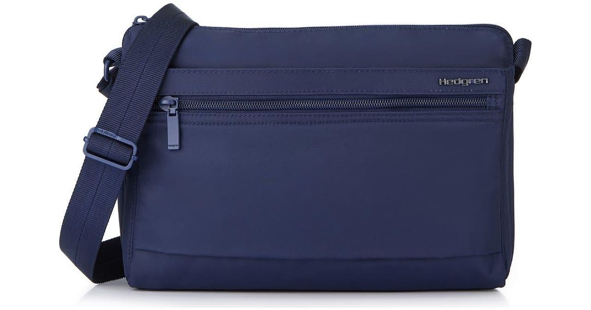 Hedgren Medium Eye Rfid Water Repellent Shoulder Bag in Blue | Lyst