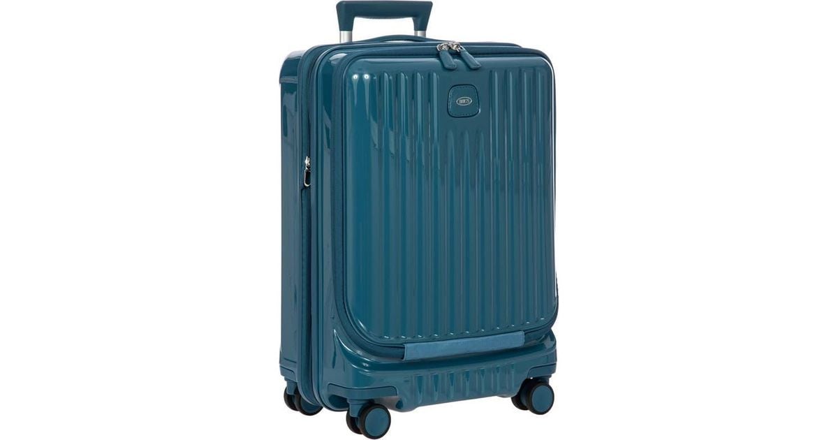 Bric's Positano 21 Carry-On Expandable Spinner W/Pocket in Blue | Lyst