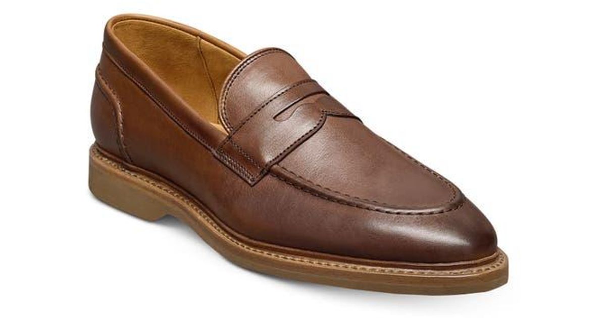 Allen Edmonds Randolph Verse Penny Loafer in Brown for Men | Lyst
