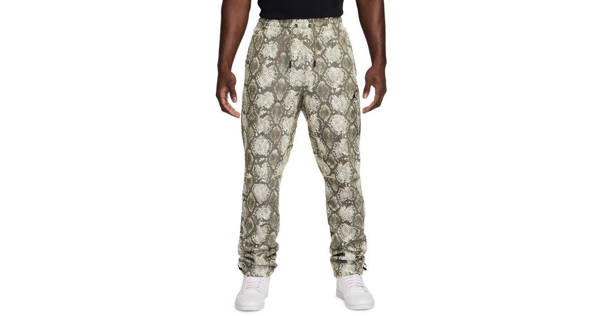 Nike Jordan Snake Print Dri-Fit Fleece Sweatpants for Men | Lyst