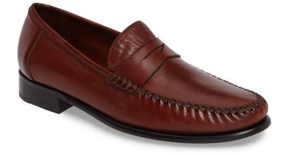 Robert Zur Etro Penny Loafer in Brown for Men | Lyst