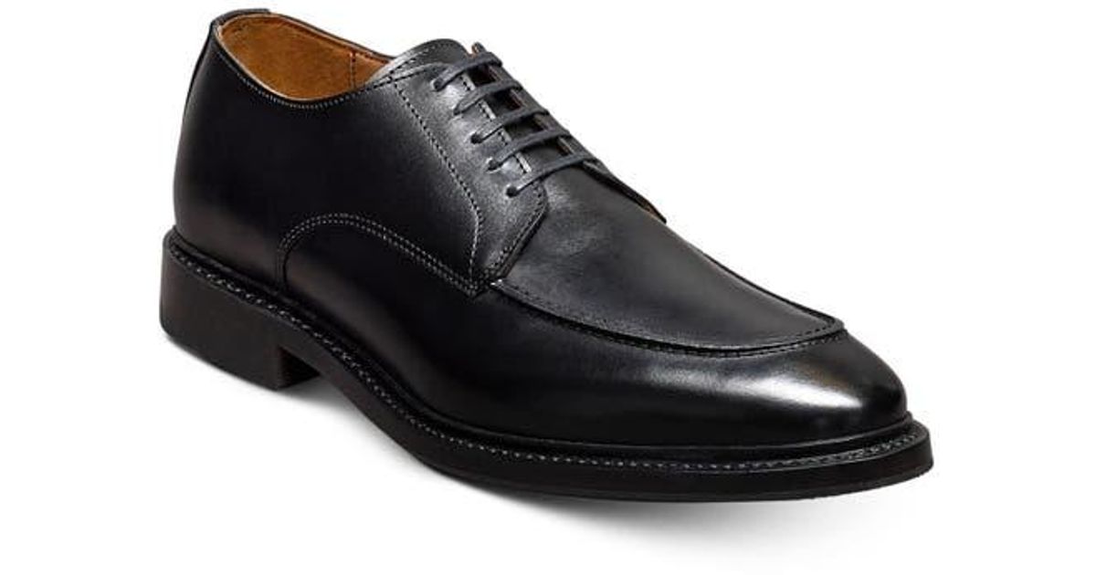 Allen Edmonds Rivington Moc Toe Derby in Black for Men | Lyst