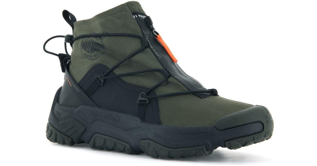 Palladium Off Grid Waterproof Boot in Green for Men | Lyst