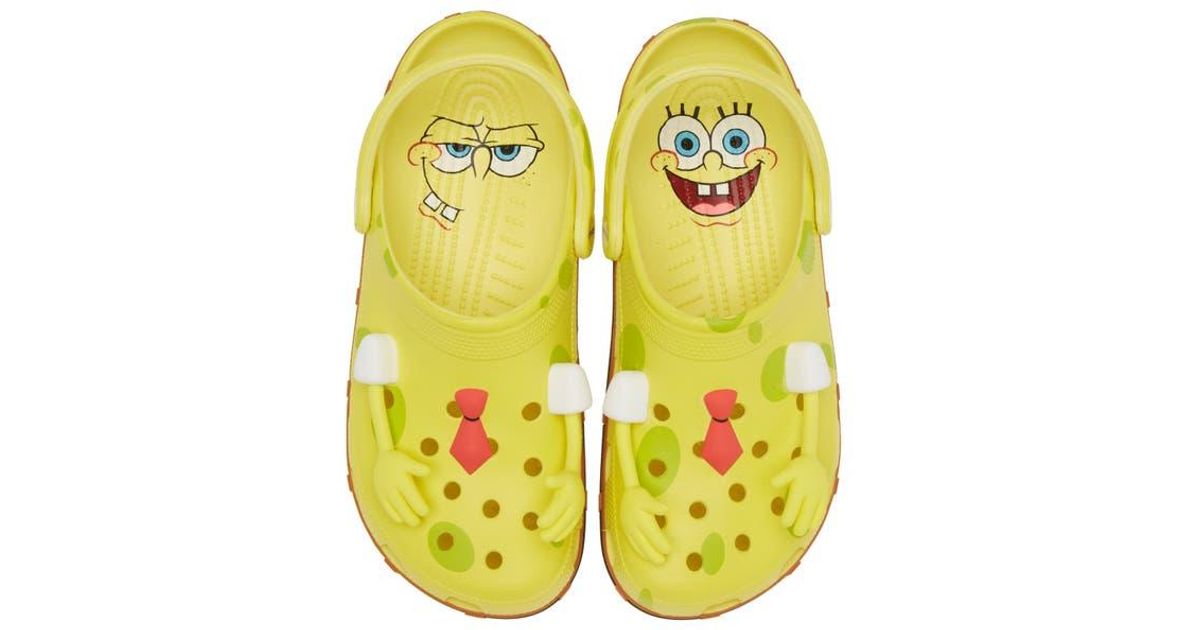 Crocs™ X Spongebob Squarepants Classic Clog in Yellow for Men | Lyst