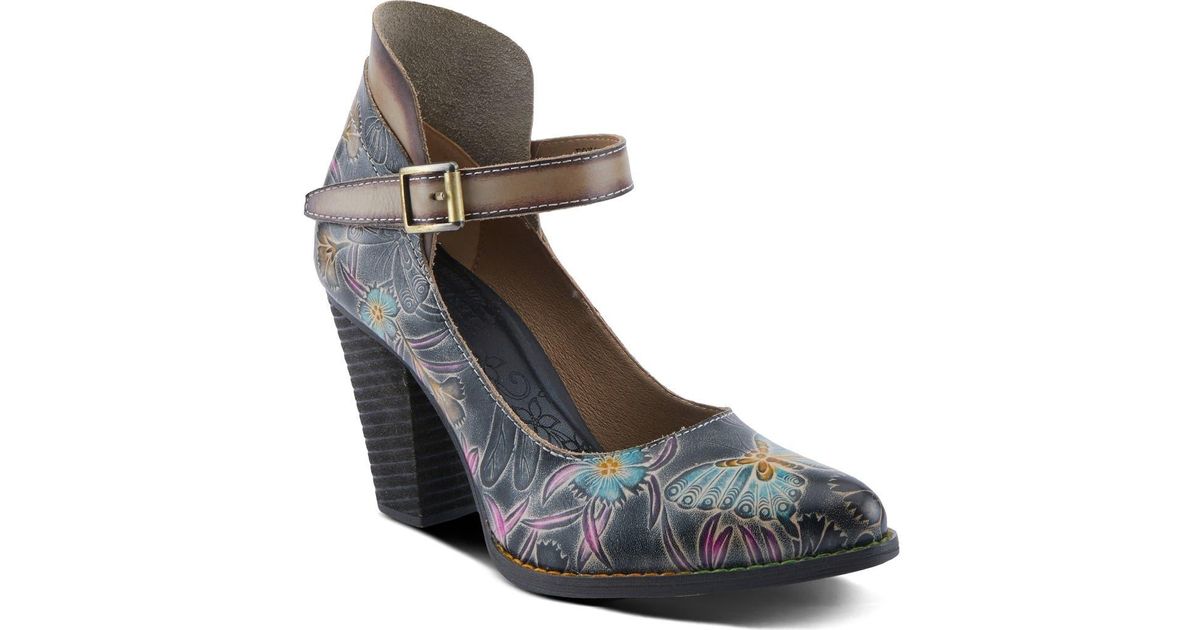 Spring Step Foxglove Ankle Strap Pump | Lyst