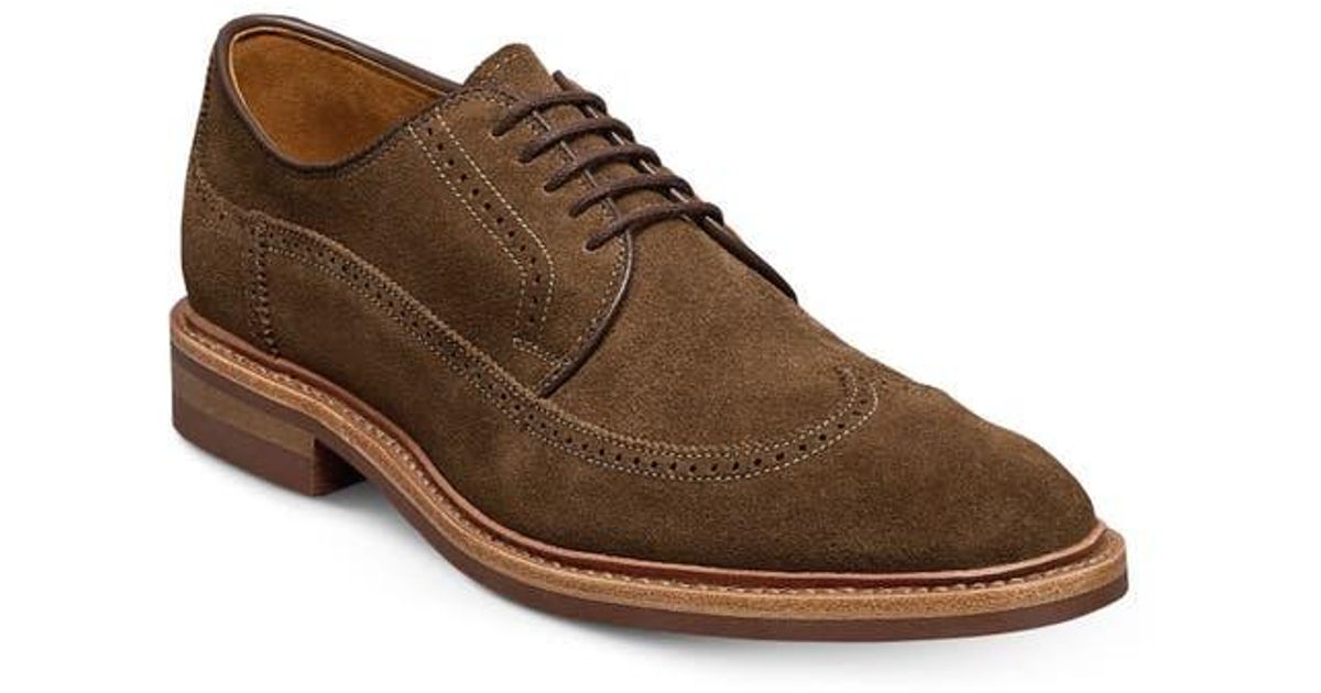 Allen Edmonds Winston Wingtip Brogue Derby in Brown for Men | Lyst