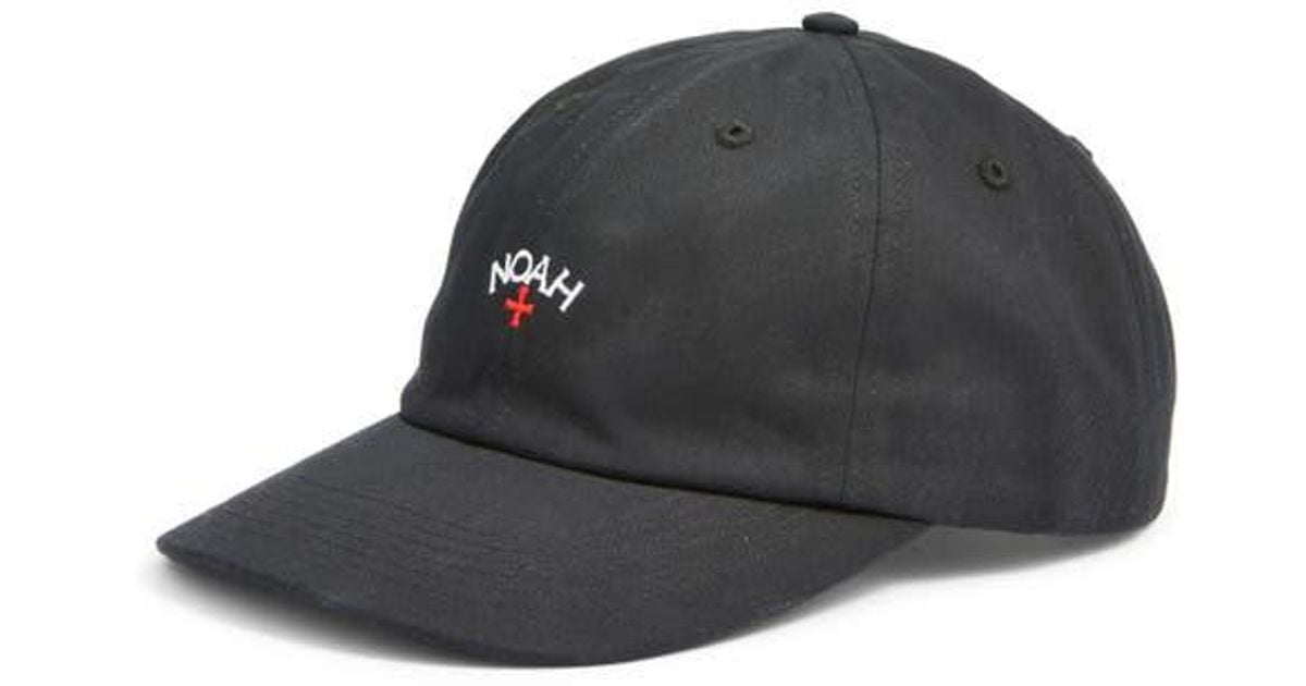 Noah Core Logo Baseball Cap in Black for Men | Lyst