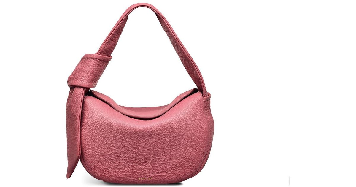 Radley The Grove Flapover Satchel Bag in Pink | Lyst