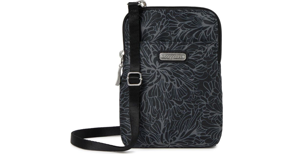 Baggallini Take Two Rfid Bryant Crossbody Bag in Black | Lyst