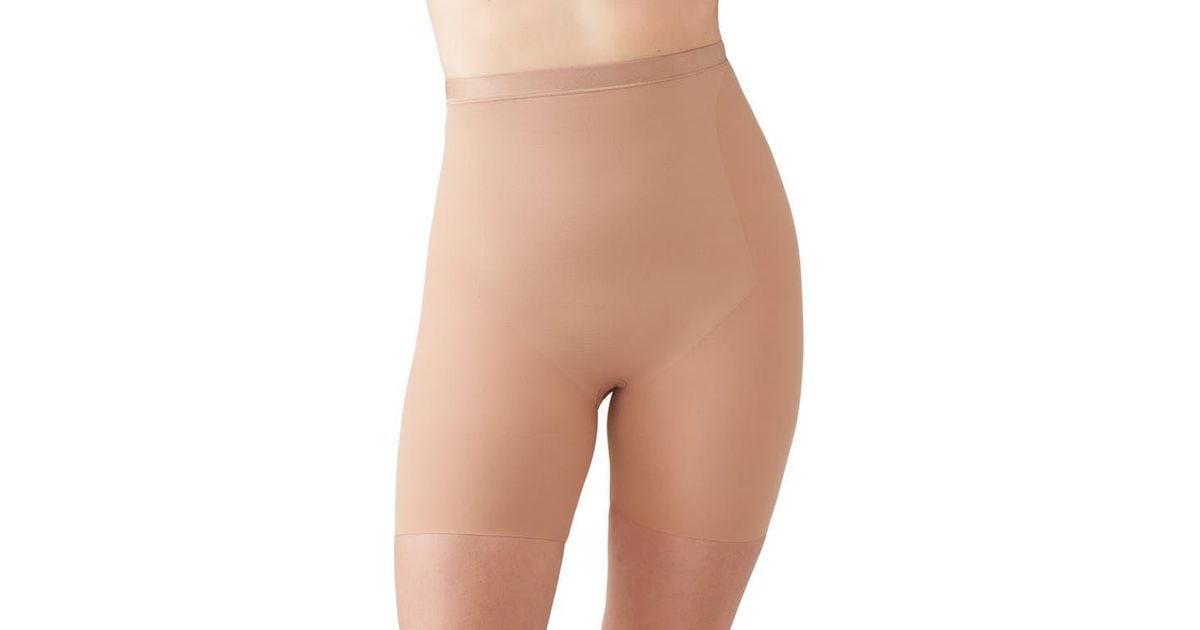 Wacoal Shape Revelation Straight High Waist Thigh Shaping Shorts in ...