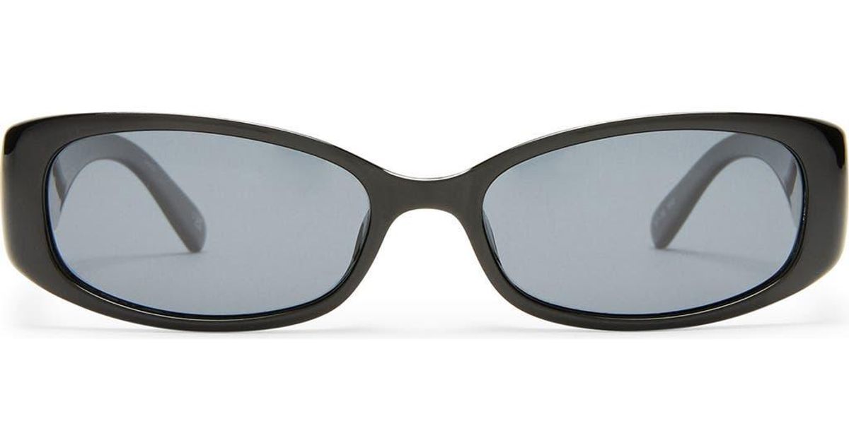 Le Specs Starlight Rectangular Sunglasses in Gray for Men | Lyst