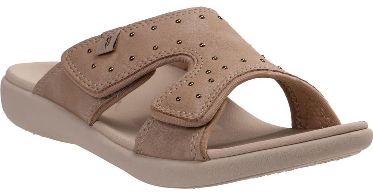 Revitalign Kholo Fresca Slide Sandal in Brown | Lyst